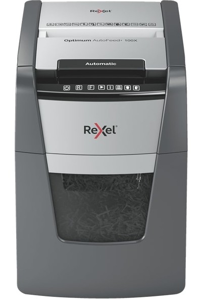 Rexel Optimum Autofeed+ 100X Otomatik Çapraz Kesim Evrak Imha Makinesi Rexel Optimum Autofeed+ 100X Otomatik Çapraz Kesim Evrak Imha Makinesi
