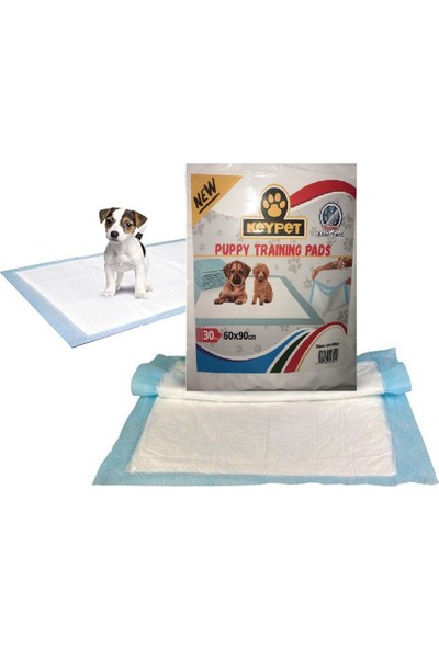 Keypet 30 Adet Süper Emici Köpek Çiş Pedi 60 x 90 cm