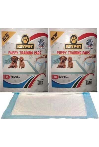 Keypet 60 Adet Süper Emici Köpek Çiş Pedi 60 x 90 cm