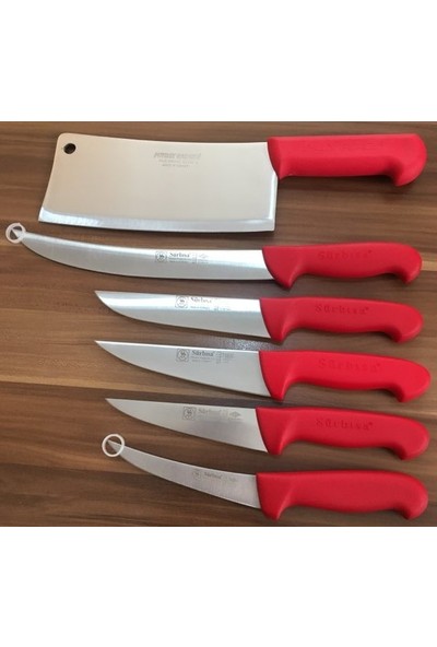 Sürbisa 6'lı Kasap Bıçak Seti Sürbisa 6'lı Kasap Bıçak Seti