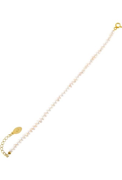 Moda Kulesi Inci Bileklik Altın Moda Bileklik