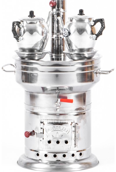 Metehan 12 Lt Semaver x 2 + Alüminyum Demlik Metehan 12 Lt Semaver x 2 + Alüminyum Demlik