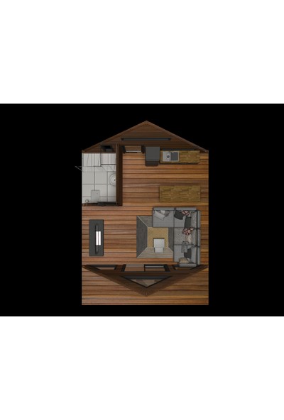 Mandu Ahşap Ev (Ahşap Bungalov) 55M2 Mandu Ahşap Ev (Ahşap Bungalov) 55M2