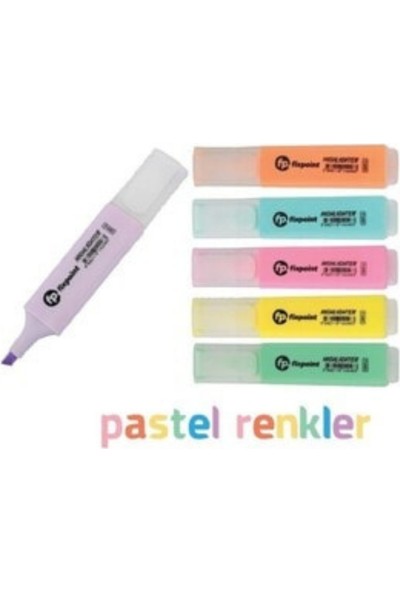 Fixpoint Fosforlu Kalem Pastel Renkler 6 Renk Fixpoint Fosforlu Kalem Pastel Renkler 6 Renk