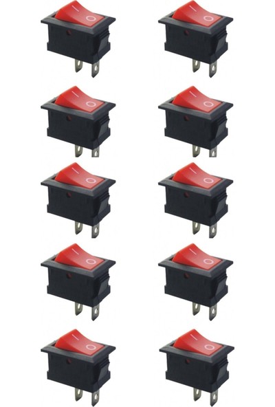 Anahtar Düğme Aç-Kapa Iş Eğitimi ve Deneysel Malzeme 10 Adet