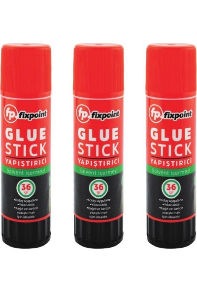 Fixpoint Prit Yapıştırıcı 36 gr 3 Lü