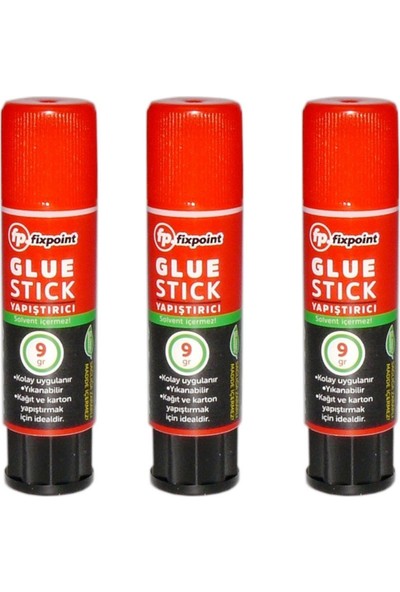 Fixpoint Prit Yapıştırıcı 9 gr 3 Lü