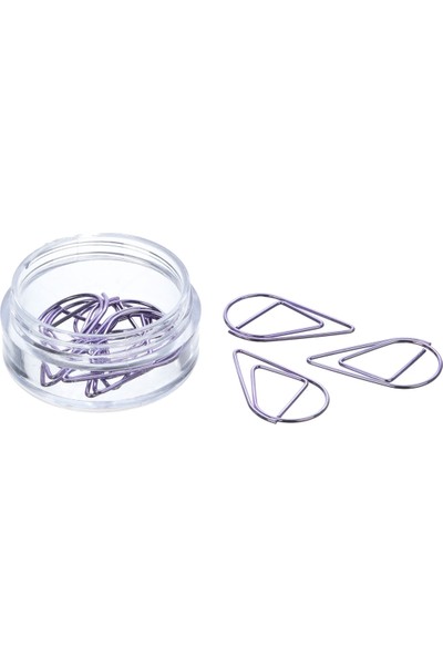 Vox Art Renkli Metal Ataç 10 Adet Mor