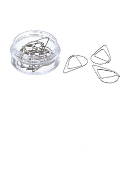 Vox Art Renkli Metal Ataç 10 Adet Gümüş