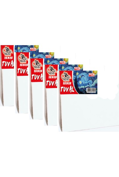 Aşkar 15 x 15 cm Tuval 5 Adet