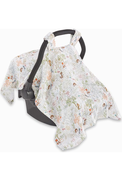 Tiny Lamb Tinylamb Garden Bambu - Pamuk Müslin Puset Örtüsü 75 x 100 - 0-6 Aylık Tiny Lamb Tinylamb Garden Bambu - Pamuk Müslin Puset Örtüsü 75 x 100 - 0-6 Aylık