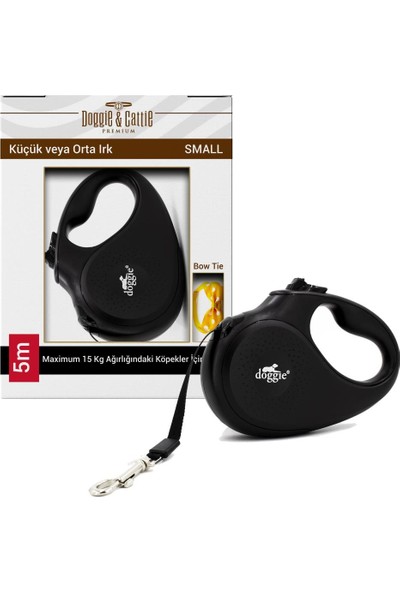 Doggie Master Small Siyah Otomatik 12-15 kg Köpek Uzatma Tasması Doggie Master Small Siyah Otomatik 12-15 kg Köpek Uzatma Tasması