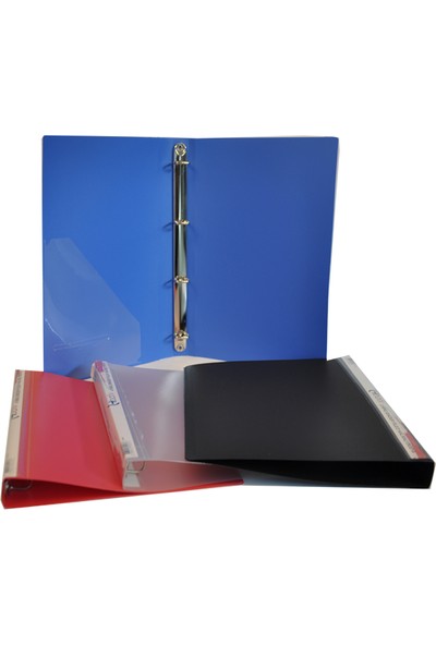 Bafix Halkalı Dosya 4 Halkalı A4 Mavi