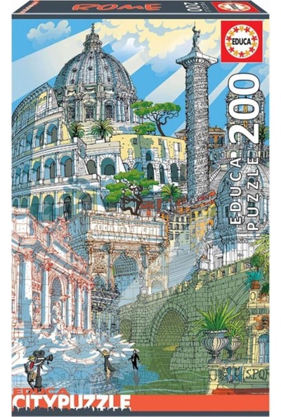 Educa Şehirler Serisi Roma 200 Parça Puzzle