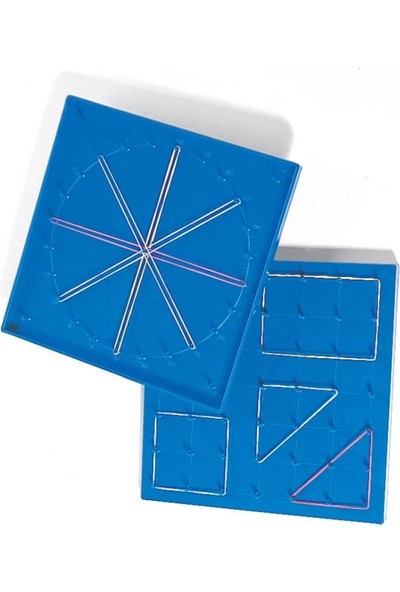 Emay Center Geometri Tahtası, Çift Yönlü - 16CMX16CM Boyutlarında Matematik Okul Seti Emay Center Geometri Tahtası, Çift Yönlü - 16CMX16CM Boyutlarında Matematik Okul Seti