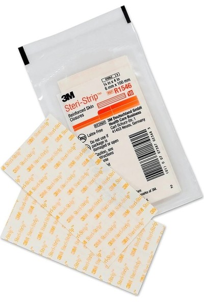 3m Steri-Strip Yara Dikiş Bandı 6 mm x 100 mm Turuncu 3 Paket 10'lu