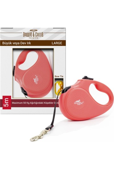 Doggie Master Large Pembe Otomatik 25-50 kg Köpek Uzatma Tasması Doggie Master Large Pembe Otomatik 25-50 kg Köpek Uzatma Tasması