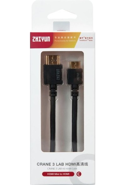 Zhiyun HDMI Mini To HDMI C Kablo (LN-HAHB-A01) Zhiyun HDMI Mini To HDMI C Kablo (LN-HAHB-A01)