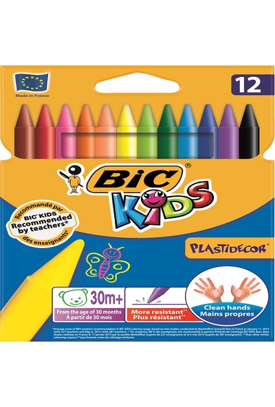 Bic Pastel Boya Plastidecor Karton Kutu 12'li 920299 Bic Pastel Boya Plastidecor Karton Kutu 12'li 920299