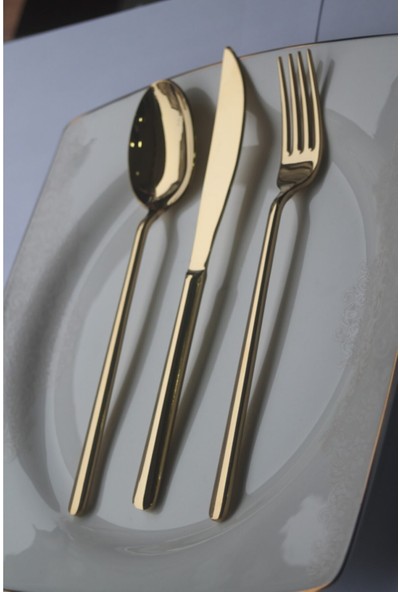 Dmr Life Rüya Titanyum 84 Parça 12 Kişilik Çatal Kaşık Bıçak Seti