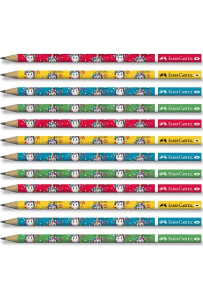 Faber-Castell Kurşun Kalem - Unicorn - 12'li Set Faber-Castell Kurşun Kalem - Unicorn - 12'li Set