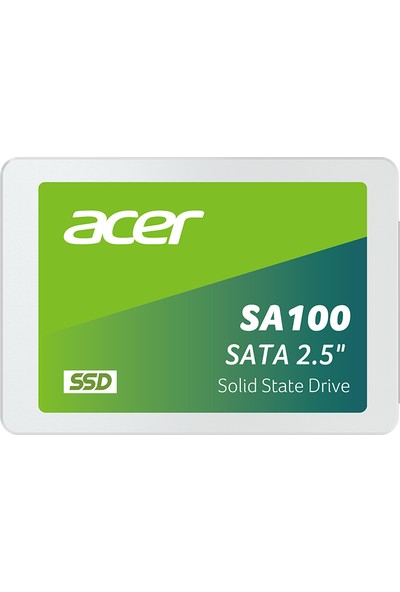 Acer SA100 240GB 500MB-450MB/S Sata SSD BL.9BWWA.102 Acer SA100 240GB 500MB-450MB/S Sata SSD BL.9BWWA.102