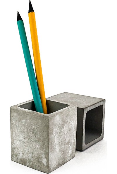 Objehane Karmikal Mini Beton Kalemlik Objehane Karmikal Mini Beton Kalemlik