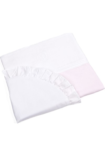 Poetree Kids Oxford Soft Pink Beşik Nevresim Takımı 80 x 80