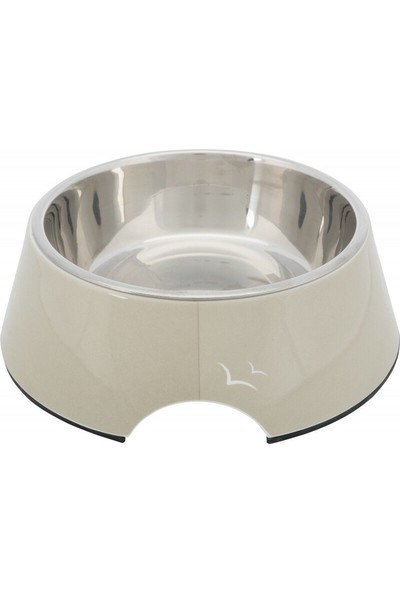 Trixie Köpek Mama ve Su Kabı Melamin ve Çelik 0.8 lt Kum Beji
