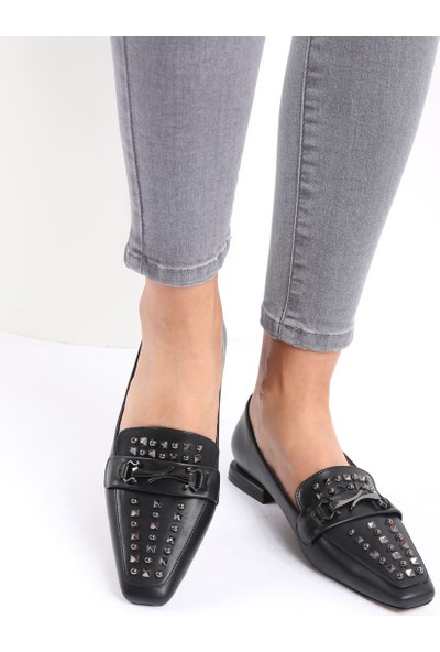Dgn K67 Kadın Troklu Oxford Ayakkabı