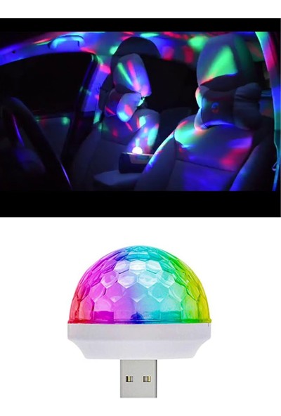 BTM Otomotiv Usb'li Mini Disko Topu