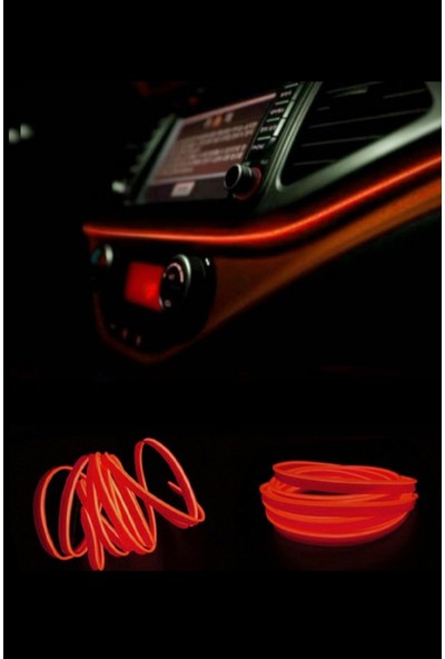 BTM Otomotiv Araç Içi Neon Ledi Ip LED Torpido Ledi 2 Metre Turuncu BTM Otomotiv Araç Içi Neon Ledi Ip LED Torpido Ledi 2 Metre Turuncu
