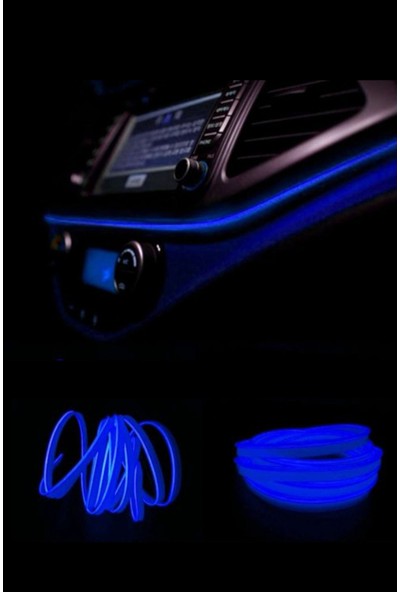 BTM Otomotiv Araç Içi Neon Ledi Ip LED Torpido Ledi 2 Metre Mavi BTM Otomotiv Araç Içi Neon Ledi Ip LED Torpido Ledi 2 Metre Mavi