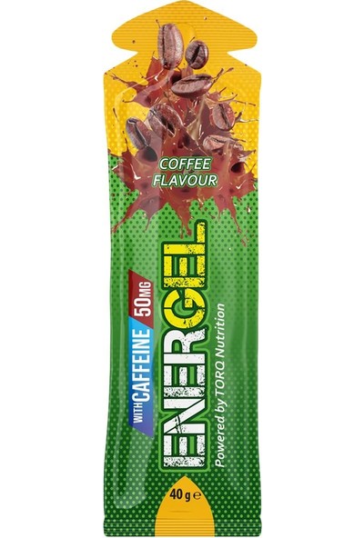 Torq Nutrition Energel Caffeine Enerji ve Performans Jeli 40 gr - Kahve