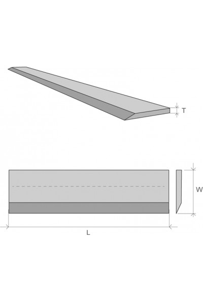 Flamex UZUNLUK:300MM GENIŞLIK:35MM Kalınlık:3mm Planya Bıçağı