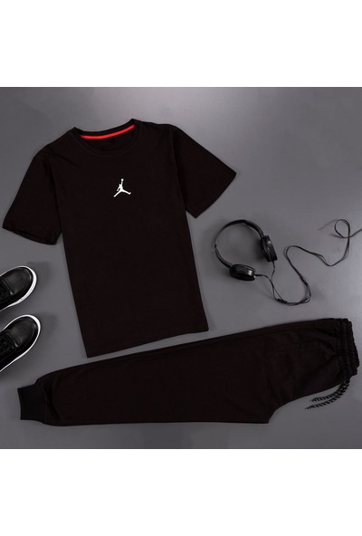 Trendypassion Siyah Basketball Eşofman Takımı Siyah ES821/D-2 Trendypassion Siyah Basketball Eşofman Takımı Siyah ES821/D-2