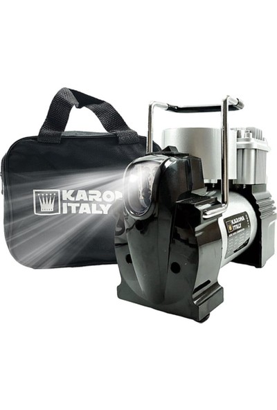 Karona Italy 120 Volt Mini Çakmaklı Hava Araba Araç Kompresörü Karona Italy 120 Volt Mini Çakmaklı Hava Araba Araç Kompresörü
