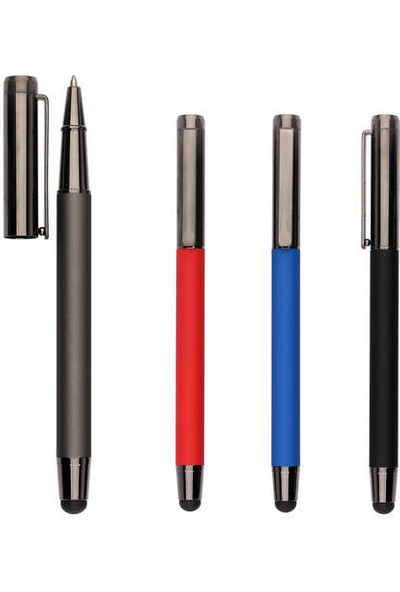 Mucito Dokunmatik Metal Tükenmez Kalem, Dokumatik, Tablet Telefon Uyumlu, Kırmızı Mucito Dokunmatik Metal Tükenmez Kalem, Dokumatik, Tablet Telefon Uyumlu, Kırmızı