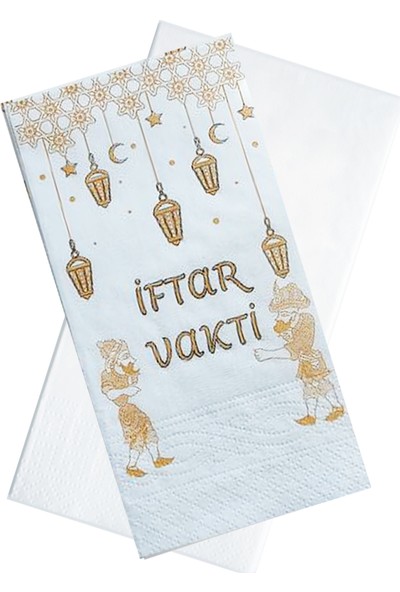 Anadolu Saray Çarşısı Konuşan Sunumluk Dekor Motto Peçete ( Iftar Vakti) Dekoratif - 20 Adet Anadolu Saray Çarşısı Konuşan Sunumluk Dekor Motto Peçete ( Iftar Vakti) Dekoratif - 20 Adet
