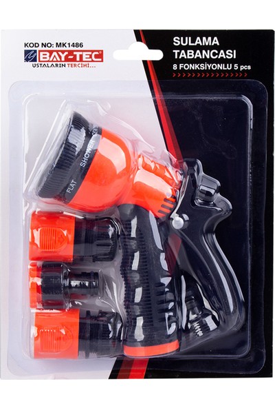 Baytec Sulama Tabancası 8 Fonksiyonlu