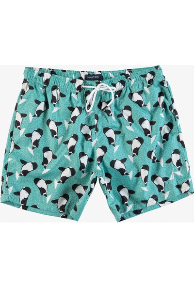 Nautıca Erkek Yeşil Şort Mayo T11127T.3QM