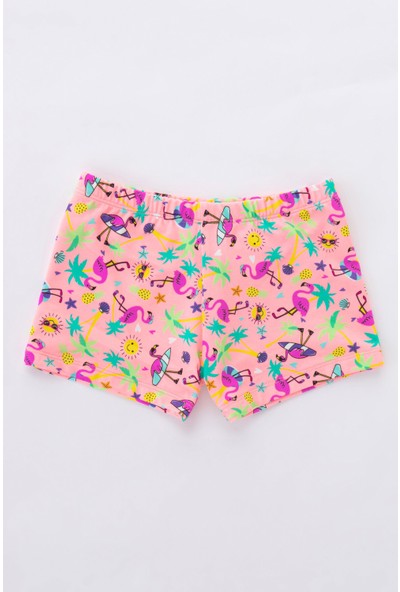 Penti Çok Renkli Girls Flamingo Check Bikini Altı