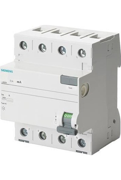 Siemens Kaçak Akım Rölesi 3 x 63 30 mA Siemens Kaçak Akım Rölesi 3 x 63 30 mA
