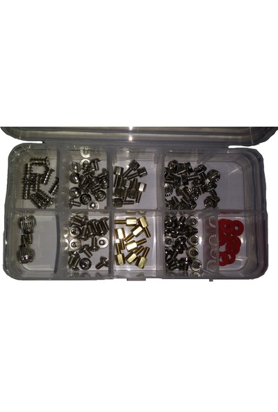 106 Parça Pc Anakart-Kasa,ekran Kartı Vida Takımı Kutulu 106 Parça Pc Anakart-Kasa,ekran Kartı Vida Takımı Kutulu