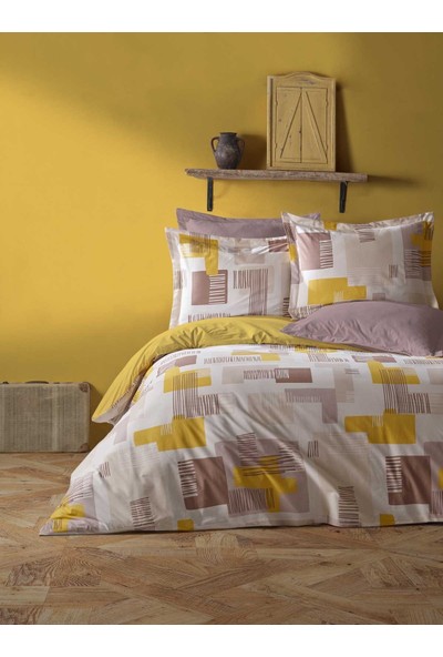 Soley Lena Sarı Rnf Çift Kişilik Dört Mevsim Set