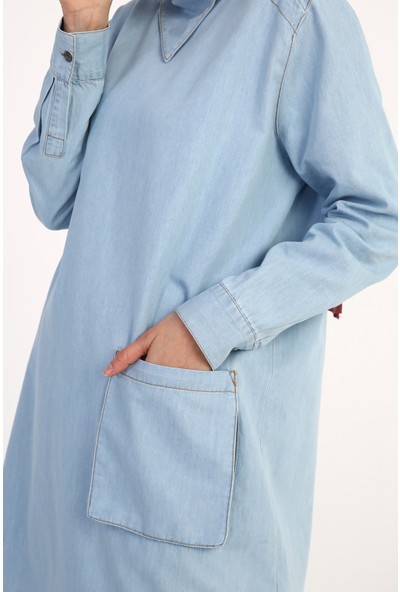 ALLDAY Cepli Jean Tunik ALLDAY Cepli Jean Tunik