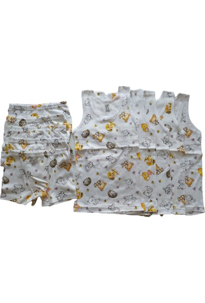 Pijimamas 5li Erkek Çocuk Aslanlı Iç Çamaşır Takımı