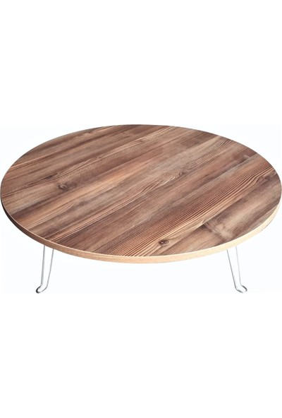 Alda Gelsin Ahşap Yer Sofrası Ceviz