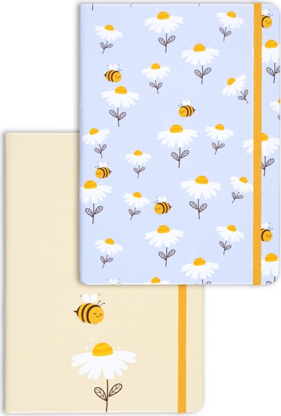 Matt Notebook A5 2'li Defter Seti 15 x 21 cm Noktalı Arı