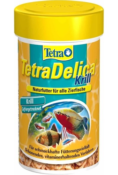 Tetra Fresh Delica Kril 100 ml (Kurutulmuş Kril ) Tetra Fresh Delica Kril 100 ml (Kurutulmuş Kril )